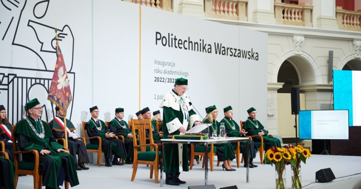 Rok akademicki 2022/2023 uroczyście rozpoczęty | Politechnika Warszawska Rok akademicki 2022/2023 uroczyście rozpoczęty | Politechnika Warszawska